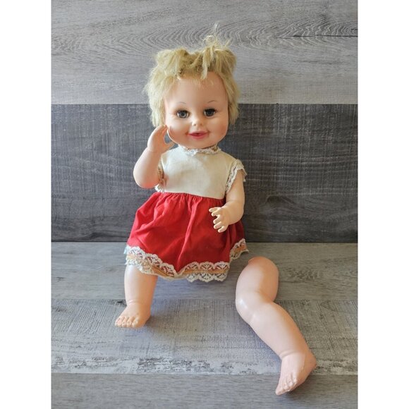 Topper | Toys | 968 Vintage Deluxe Topper Baby Party Doll With Broken ...